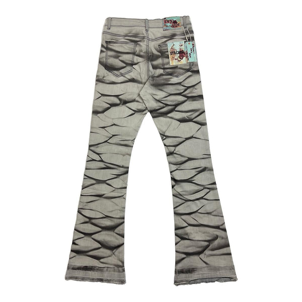 Dry Rot Dye Denim Pants - GREY - Civilized Nation - Official Site