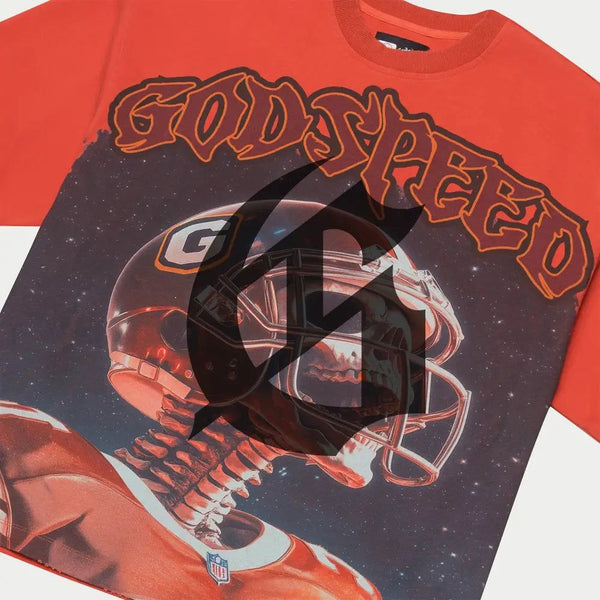 Godspeed Morale Tee - RED - Civilized Nation - Official Site