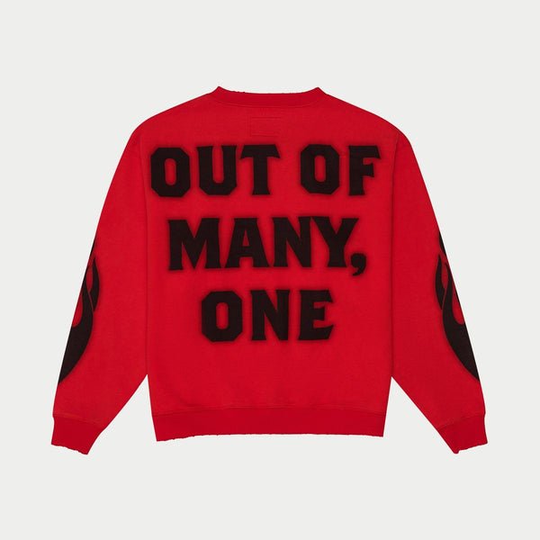 Godspeed E.O.P Sweatshirt - RED - Civilized Nation - Official Site