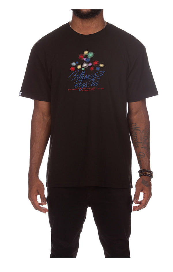 BBC Fireworks Knit Tee- BLACK - Civilized Nation - Official Site